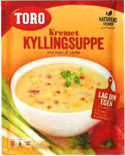 Innköllun á Toro kremaðri kjúklingasúpu | Reykjavik